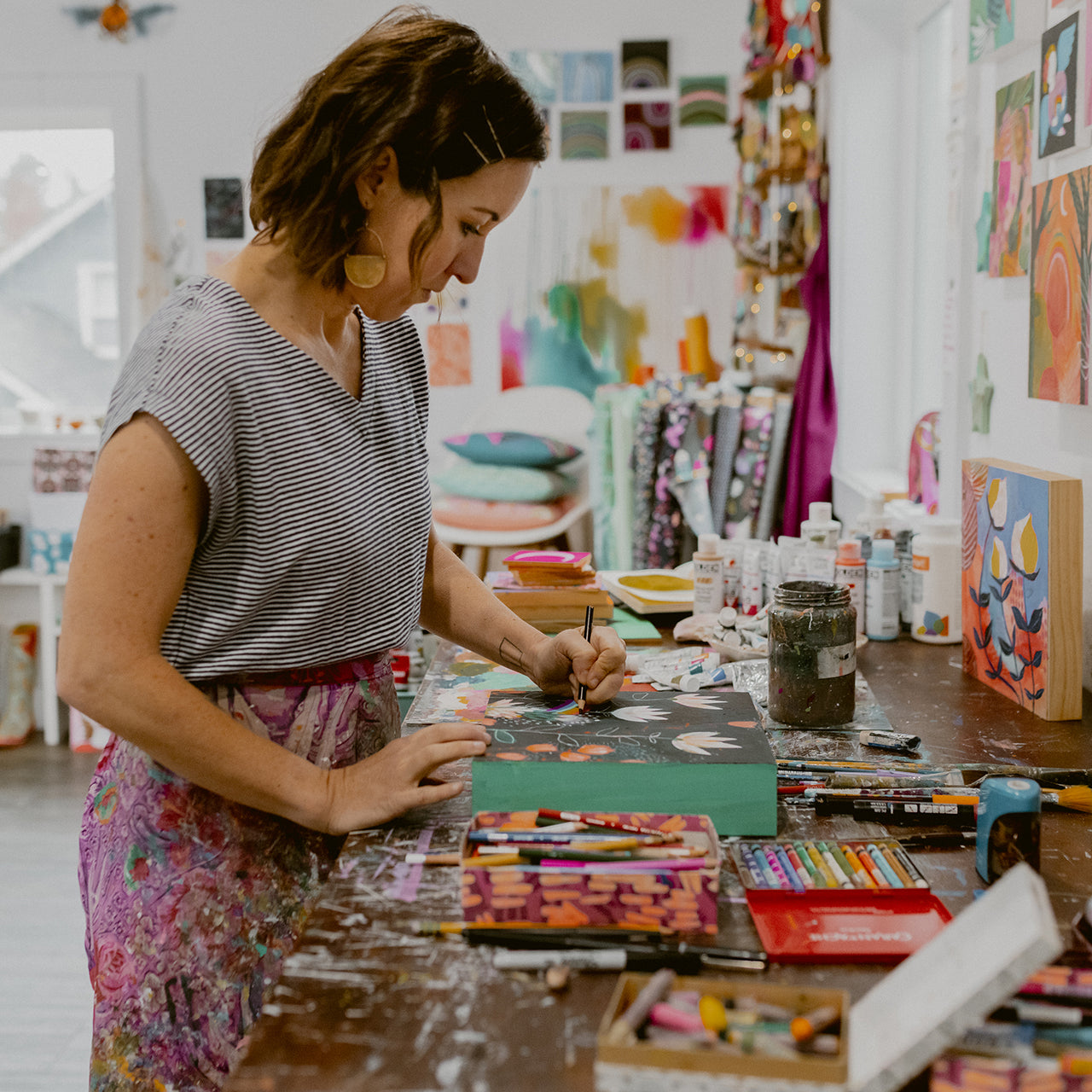 About | Jessica Swift (artist, surface pattern + fabric designer in Po